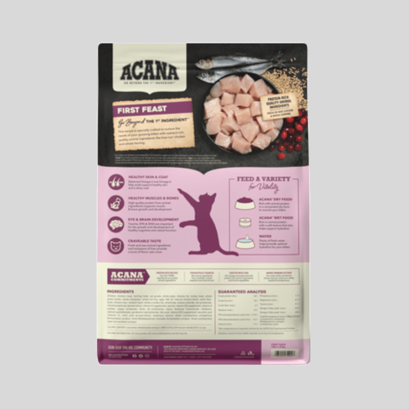 ACANA Kitten First Feast 1.8K | Alimento Premium para Gatitos con ...
